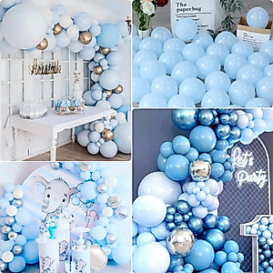 Orange Balloons 123Pcs Balloon Different Sizes, 18In 12In 10In 5In Orange Latex Balloon Garland Arch Kit, Decorations for Halloween Birthday Bride Baby Shower Anniversary Gender Reveal Party Supplies