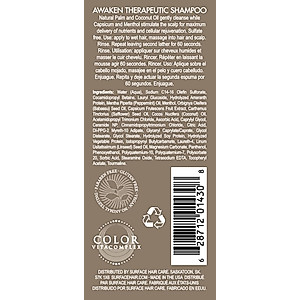 Surface Hair Awaken Kit: Shampoo, Conditioner, Scalp Elixir and Therapeutic Treatment - for Thinning Hair, Hair Loss and Thickening