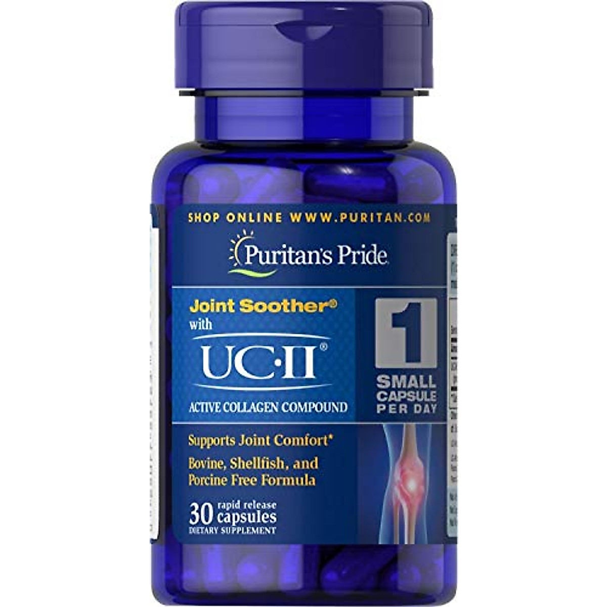 Puritans Pride Uc-ii 40 mg Undenatured Type II Collagen, 30 Count