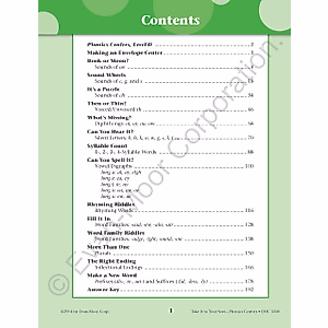 Take It to Your Seat Phonics Centers, Grades 2-3