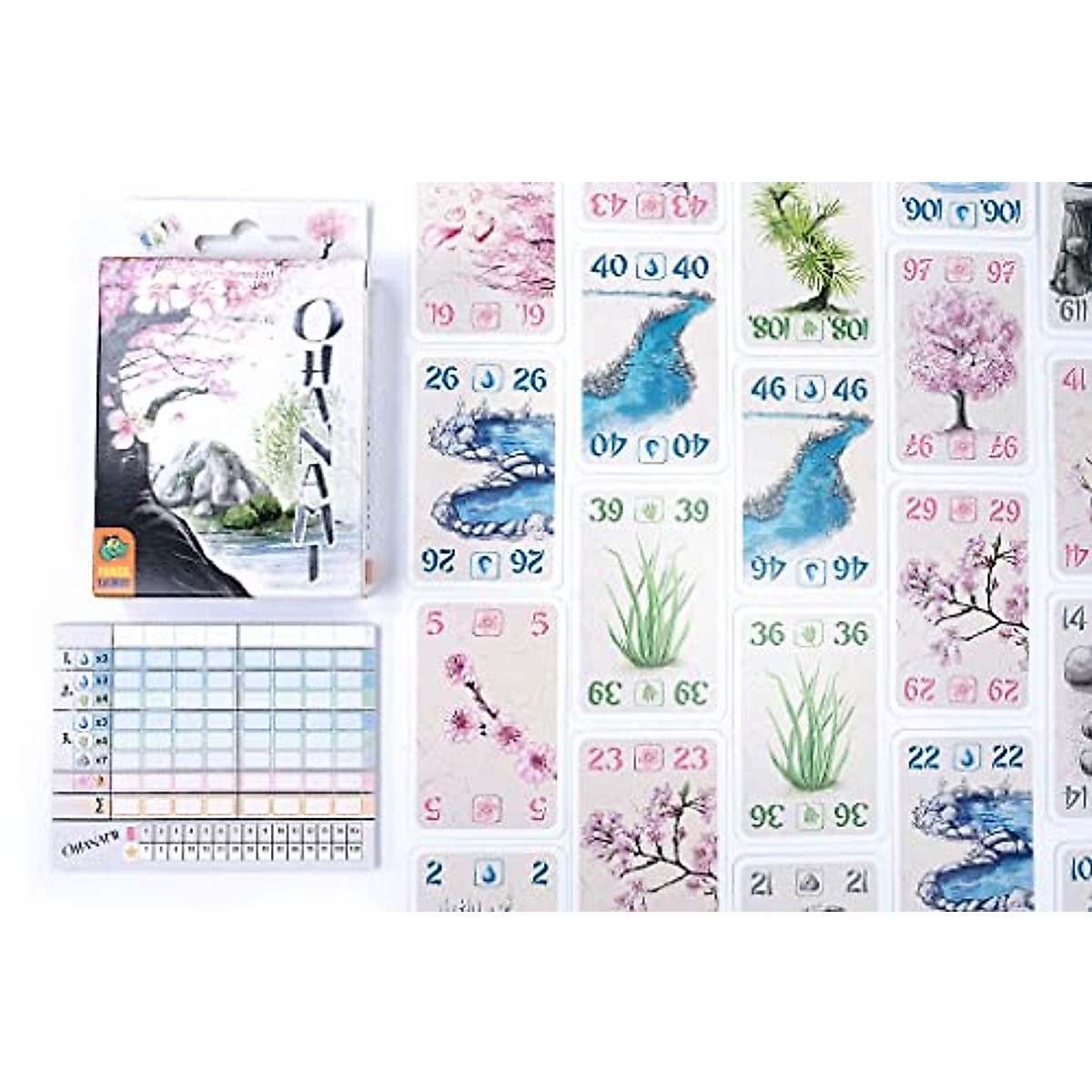 Pandasaurus Games Ohanami - Competitive Strategy Card Game - Family-Friendly Board Games - Adult Games for Game Night - Card Games for Adults, Teens & Kids (2-4 Players)