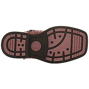 Roper Little Kids Glitter Aztec Boot, Pink, 2