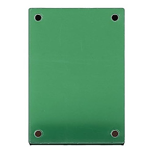 Slanted Back Photo Frame, Self Standing Photo Frame Durable Wide Application for Business Cards for Livingroom (Green)