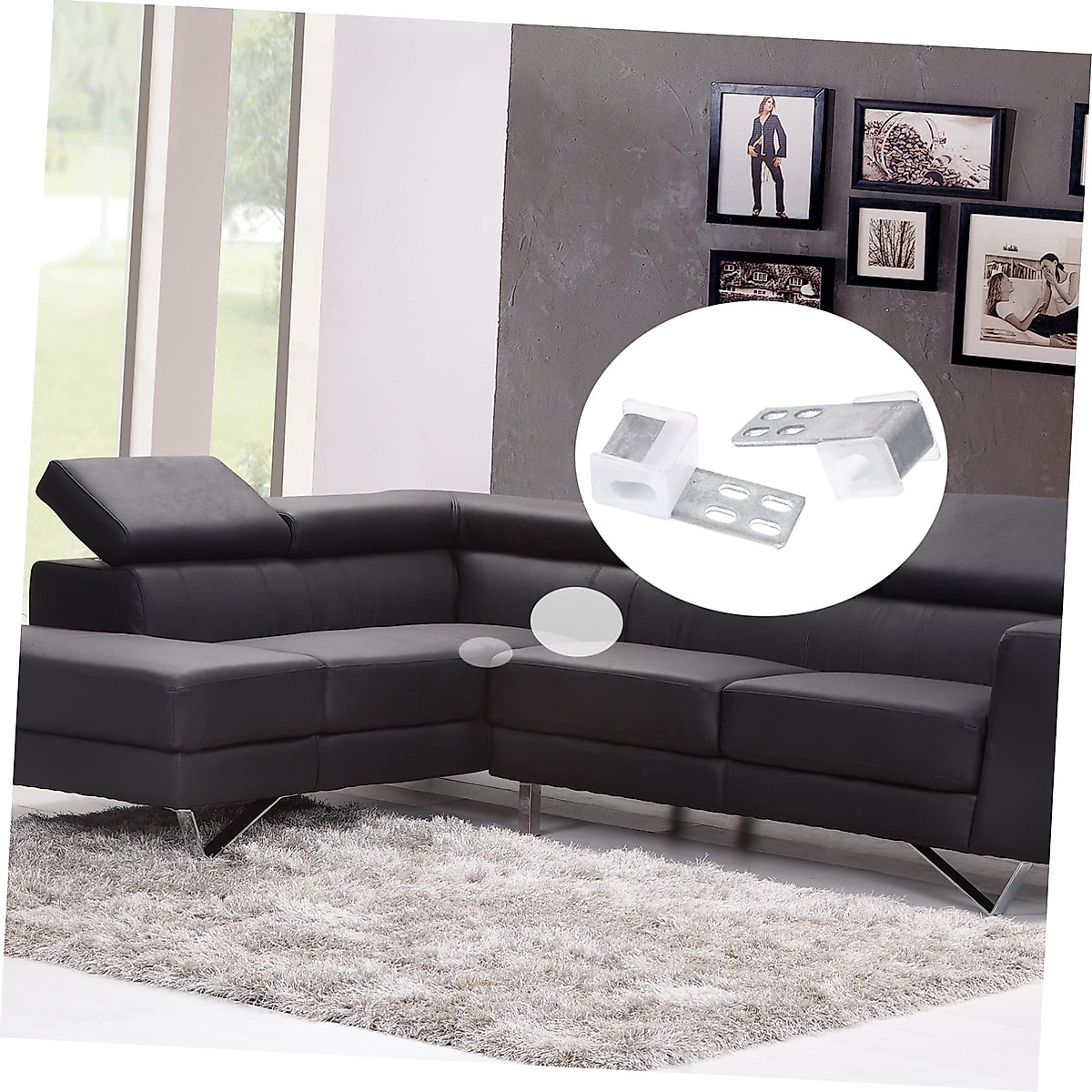 CHILDWEET 20pcs Sofa Spring Clipped Button Cushion Support for Sagging Couch Furniture Repair Kit Sofa Couch Thomasville Furniture Wire Repair Kit Couch Support Plastic Electric Wire Iron