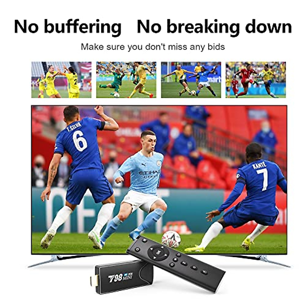 IPTV Box IPTV Stick Support Dual Band Wi-Fi&Bluetooth with About 10000 Channels from UK Greece,Brazil Indian USA,Arabic Countries.