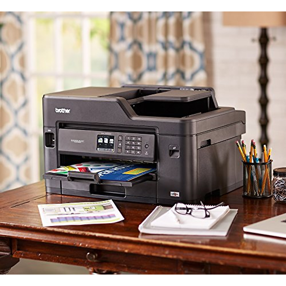 Brother MFC-J5330DW All-in-One Color Inkjet Printer, Wireless Connectivity, Automatic Duplex Printing, Amazon Dash Replenishment Ready