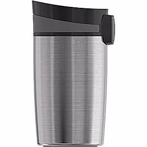 SIGG - Insulated Coffee Cup - Travel Mug Miracle Brushed - Hot & Cold - Leakproof - BPA Free - 18/8 Stainless Steel - Silver - 9 Oz
