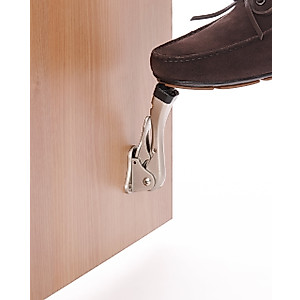 Tenby Easy-Step Door Stops, 4-Inch, Satin Nickel