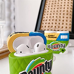 Cute Air pod PRO Case, XUYIQIANG, Bounty 3D Cartoon Funny Sour Patch Protection Case Covering The Skin, with Keychain for Air pod PRO (Bounty)