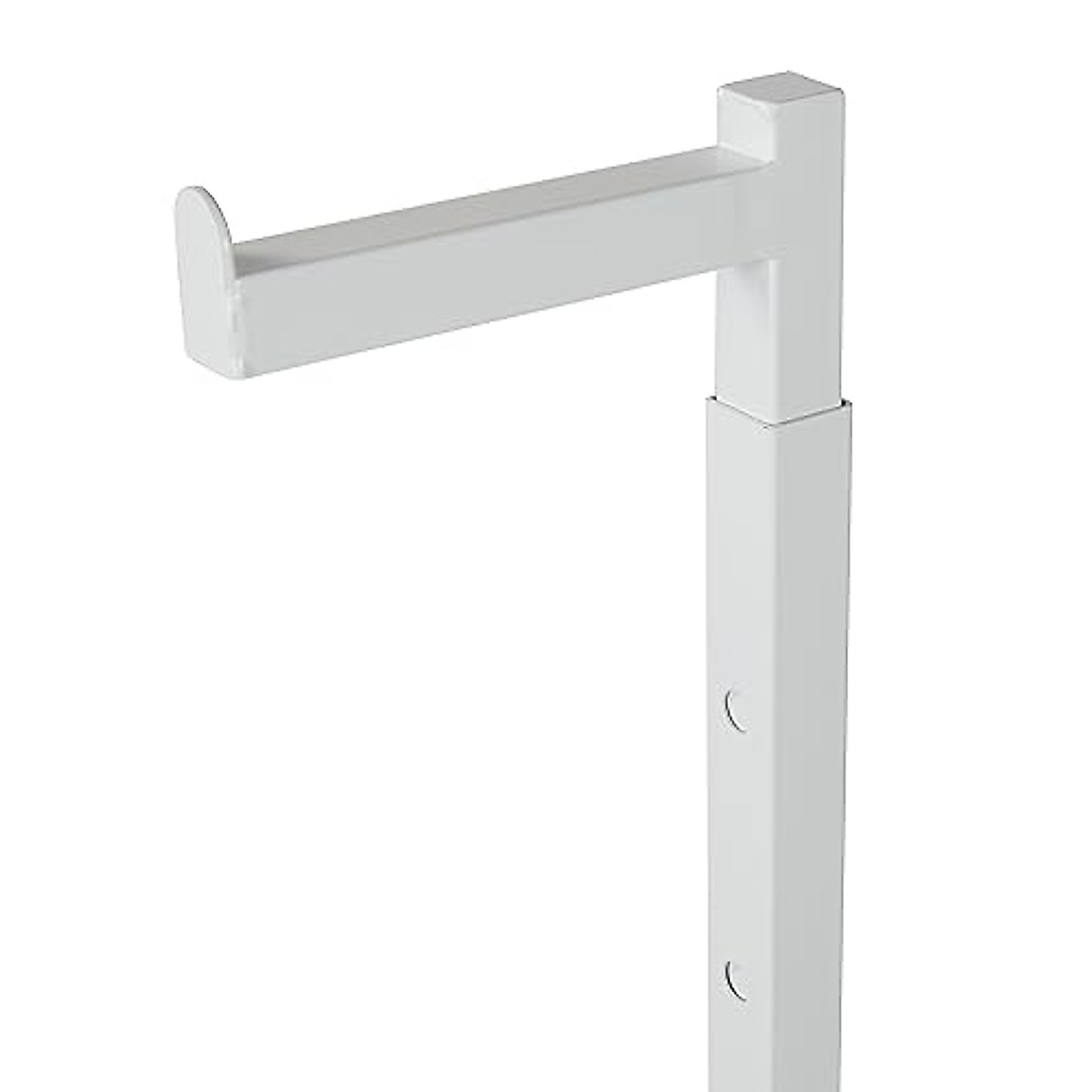 SSWBasics White Adjustable Single Costumer (Adjustable from 48" to 72")