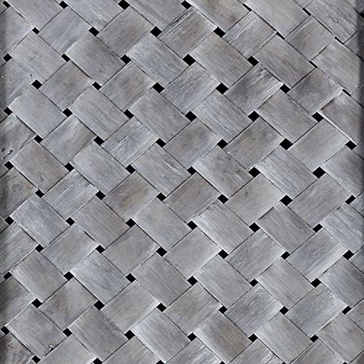 MyGift Vintage Gray Woven 3 Panel Room Divider Screen with Wooden Frame, Privacy Folding Screen Room Divider