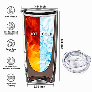 Niduilef Christian Gifts for Women-Stainless Steel 20oz Tumbler Inspirational Religious Gifts- Christian Faith Jesus God Bible Verse Gifts