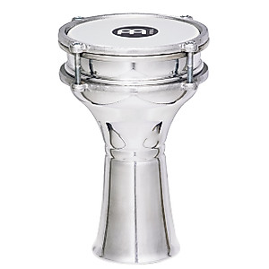 Meinl Percussion Darbuka Egyptian Goblet Drum, Cast Aluminum — Made in Turkey — Synthetic Head, 2-Year Warranty (HE-100)