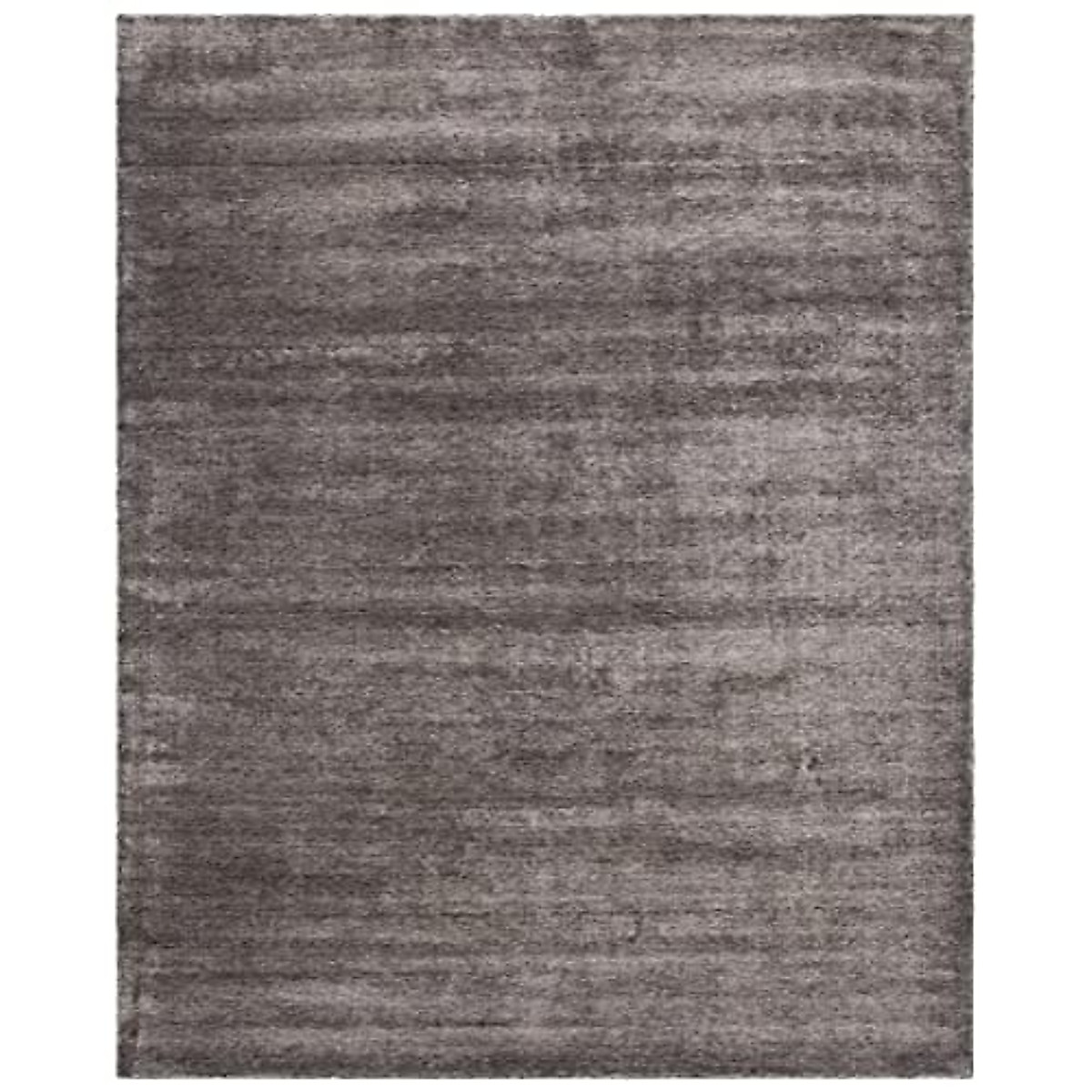 SAFAVIEH Mirage Collection 8' x 10' Brown / Charcoal MIR801B Handmade Modern Viscose Area Rug