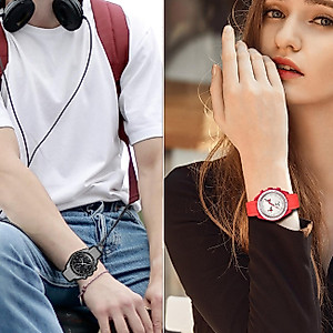 Juntan Curved Ends Silicone Watch Band 20mm 22mm Universal Soft Rubber Sport Replacement Watch Straps for Moonswatch Multiple Colors Watch Bands Men Women