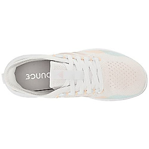 adidas Women's Fluidflow 2.0 Running Shoe, FTWR White/Almost Pink/Bliss Orange, 8