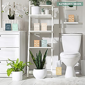 9 Pcs Mental Health Reminders Table Decor Wooden Sign Positive Psychology Affirmations Feelings Shelf Decors Inspirational Mental Health Tips Mini Decors for Home Counseling Office Students Classroom