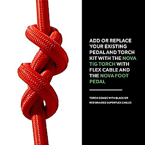 NOVA TIG Kit compatible with Lincoln Power MIG 210 MP Welder K3963-1 Accessory Kit with torch (12.5 ft)