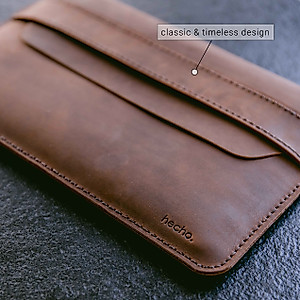 MacBook Air M1-M3 Case & MacBook Pro 13 Inch (M1 & M2) — ‘Fernando’ Handmade & Expertly Crafted Luxury MacBook Case — Beautifully Stitched Fair Trade Full Grain Leather — Brown