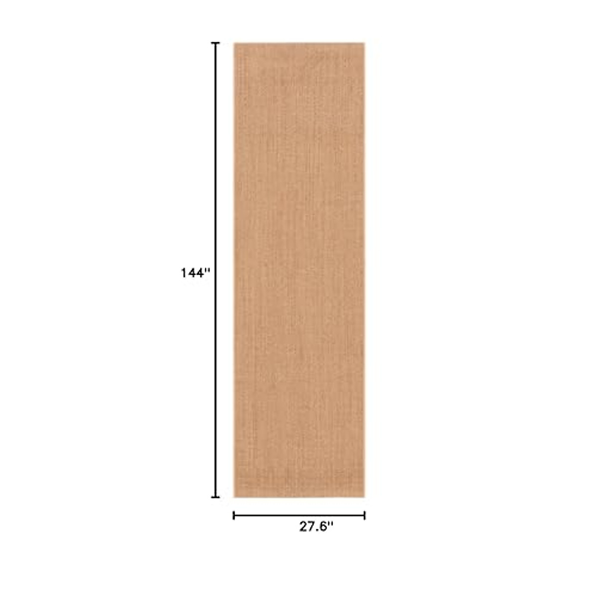 MARTHA STEWART x SAFAVIEH 2'3" x 12' Beige MSR9501B Farmhouse Sisal & Jute Runner Rug