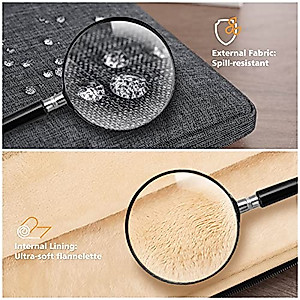 KIZUNA Laptop Sleeve 11 Inch Water-Resistant Computer Case Hand Bag for 13" MacBook Pro M2/13 Surface Pro 8 X/13.4" DELL XPS 13/12.4" Samsung Galaxy Tab S7/11.6" Samsung Chromebook 4/13.3" ASUS, Grey