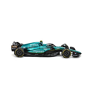 HTLNUZD 2023 1:43 AMR23#14 Alonso F1 Alloy Car Model Formula Racing for Die Cast Aston Martin #14 Static Adult Collection