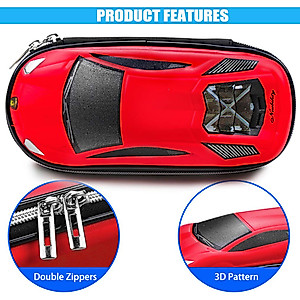 Supercar Pencil Case EVA Car Pen Pouch Stationery Box Anti-Shock for School Students Teens…