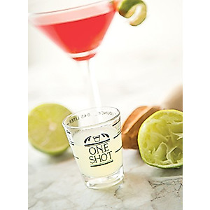 Fox Run Measurment Shot Glass, 2 x 2 x 2.25 inches, Clear, 1 Count (Pack of 1)