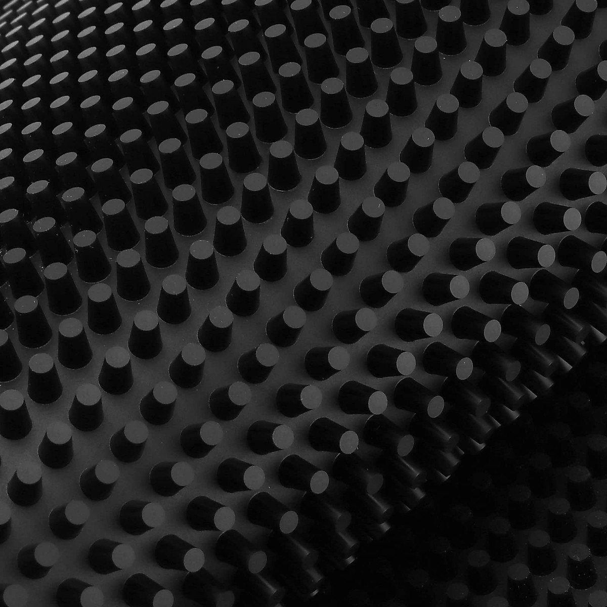 FUNSUEI 5 Pack 12 x 18 Inches Bar Service Mat, Silicone Bar Mats, 1cm Thick Heavy Duty Bar Mat PVC Dish Drying Mat Bartender Countertop Accessories for Cocktails, Coffee, Drink Spills, Black