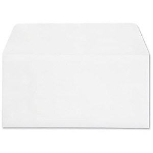 Q-Connect DL Envelope 100 gsm Plain Peel and Seal - White, Pack of 500