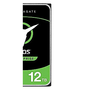 Seagate Exos 12TB Internal Hard Drive Enterprise HDD – 3.5 Inch 6Gb/s 128MB Cache for Enterprise, Data Center – Frustration Free Packaging (ST12000NM0007)
