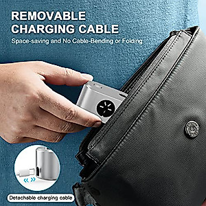 GFOX Charging Station for Apple Pencil 1st Generation, iPencil Charging Adapter Compatible with iPad Pencil, iPad Pen Charging Holder with LED Light Display Screen USB Port - Silver