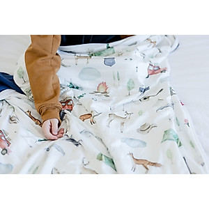 Pobi Baby Premium Baby Blanket, Soft Stretchy Quilt for Babies, Toddlers, Kids (Explore)