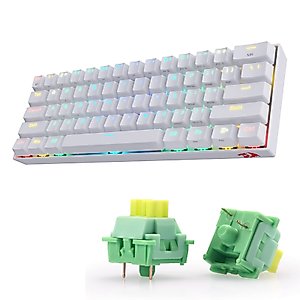 Redragon 60% Gaming Keyboard & A113 Hot-swap Mod Mechanical Switches (24pcs) Bundle