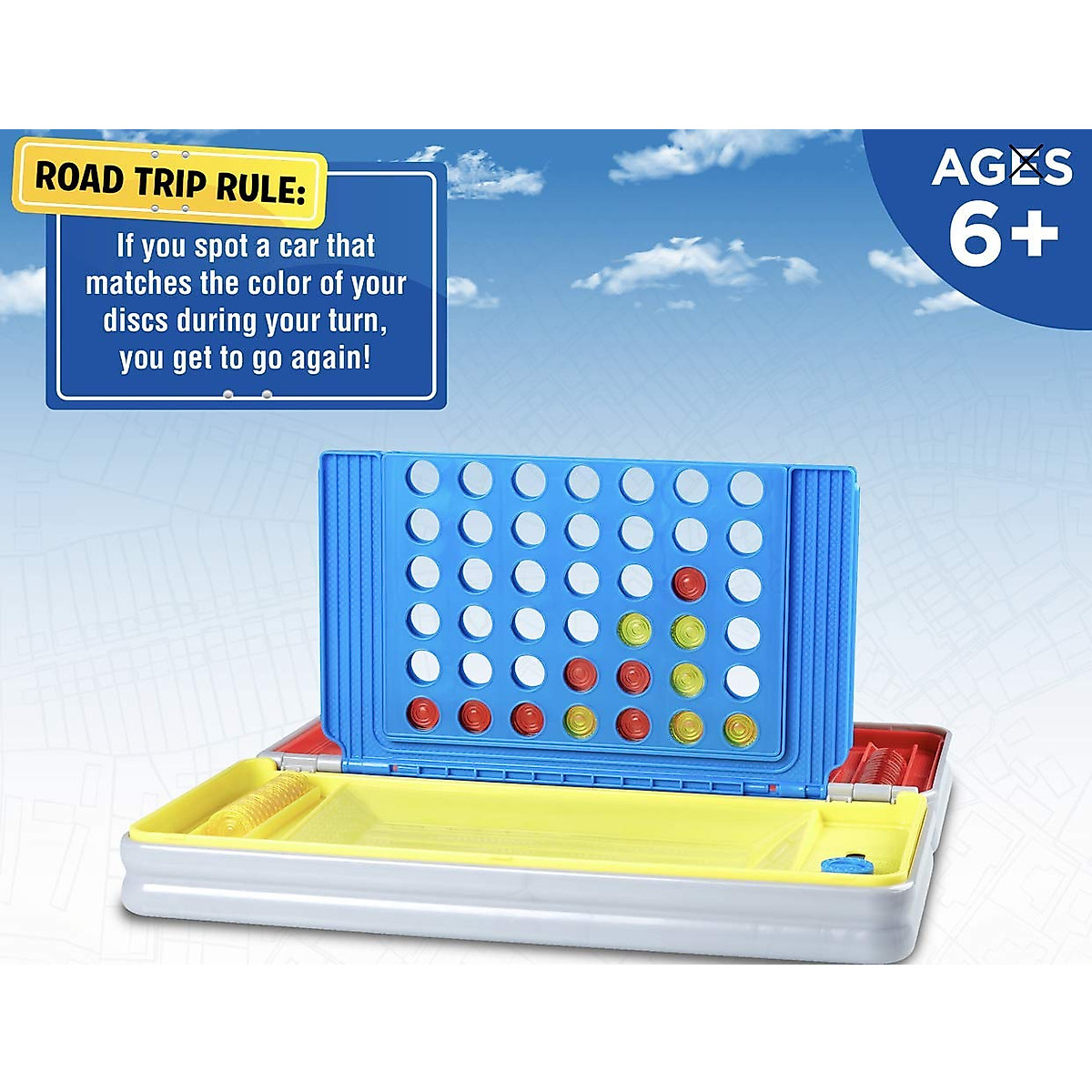 Hasbro Gaming Road Trip Series Connect 4