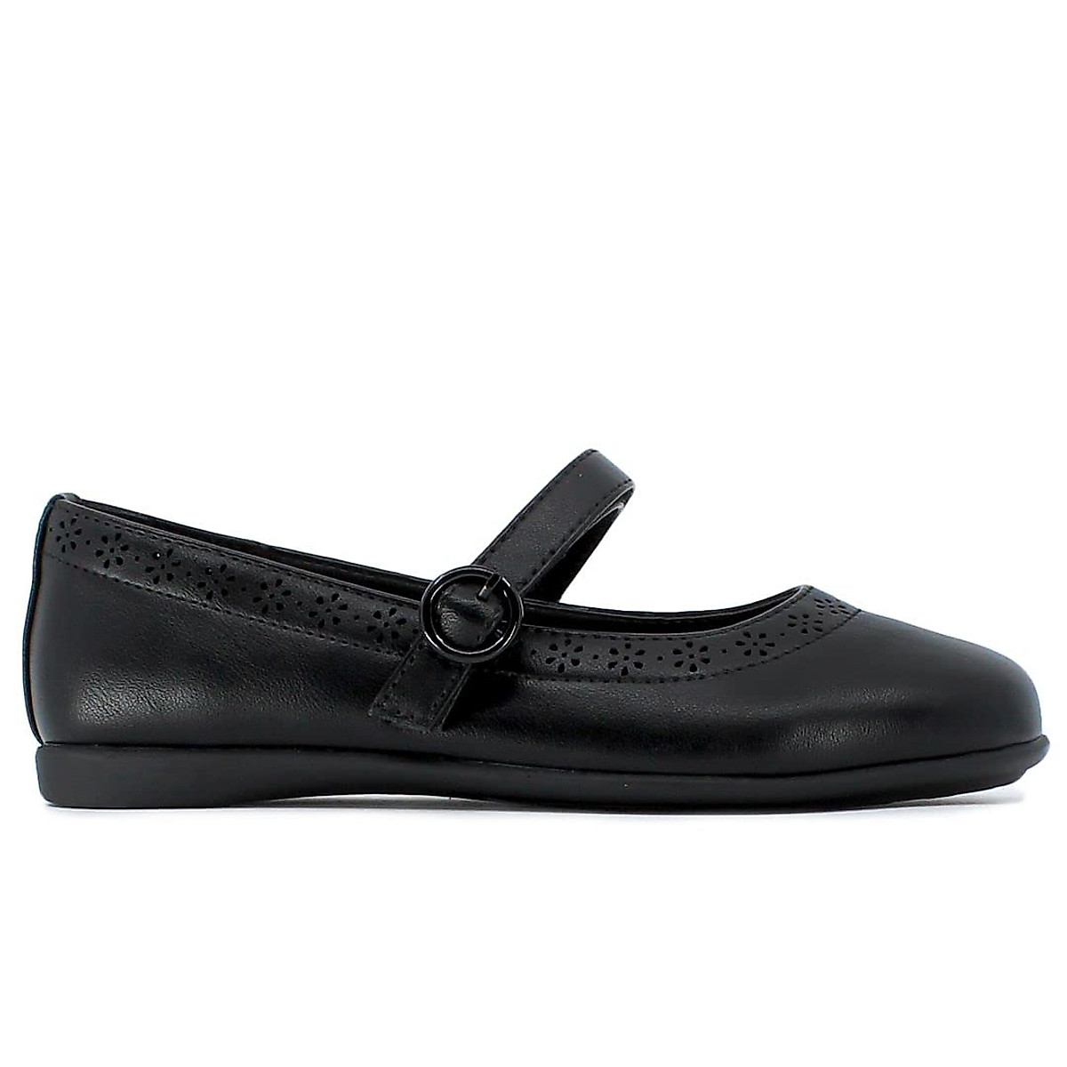 LONDON FOG Girls School Uniform Shoe Youth and Toddler Sizes Mary Jane and Ballet Flat Styles Grays Black Size 2