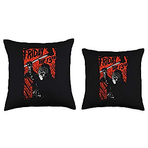 Friday the 13th Jason Lives Throw Pillow, 18x18, Multicolor