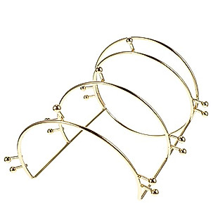 LUOZZY Three-Tier Bride Headband Storage and Display Stand Crown Storage Rack Home Supplies