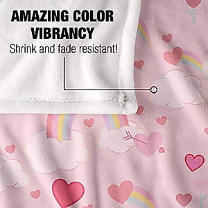 Care Bears Blanket, 36"x58" Care Bear Love Silky Touch Super Soft Throw Blanket