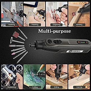 HARDELL 4V 2.0Ah Cordless Rotary Tool with 346pcs Rotary Tool accessories Kit Universal