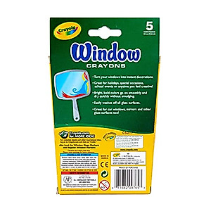 Crayola Washable Window Crayons - 5-count