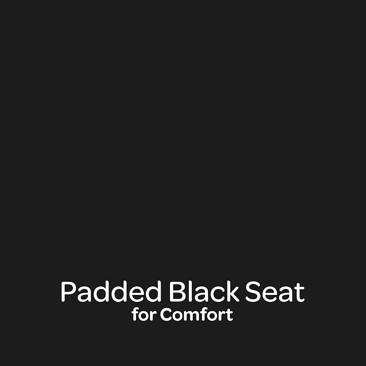 Lavish Home 18-Inch Folding Bar Heavy-Duty Padded Portable Stool with 300-Pound Capacity for Dorm, Recreation Game Room, Black