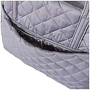 Vera Bradley Women's Performance Twill Ultimate Baby Diaper Bag, Tranquil Gray, One Size