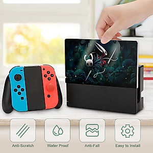 Protective Case for Nintendo Switch Dock, Hollow Knight Hard PC Base Cover Water-Proof & Anti-Scratch Switch Dock Case Protector