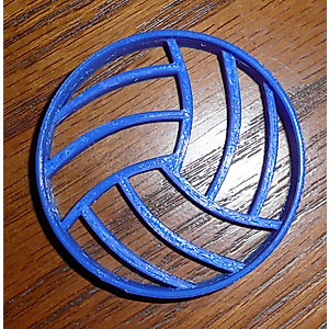 VOLLEYBALL SPORT SMALL DETAILED COOKIE CUTTER MADE IN USA PR270