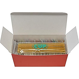 Tazo Tea Bags Sampler 40 Count Variety Gift Box, 10 Different Flavors with By The Cup Honey Sticks