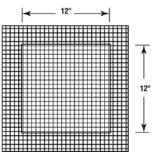 Prime-Line MP9286 Self-Adhesive Drywall Repair Patch, 12 In. X 12 In., Fiber Mesh Over Galvanized Plate (1 Pack)