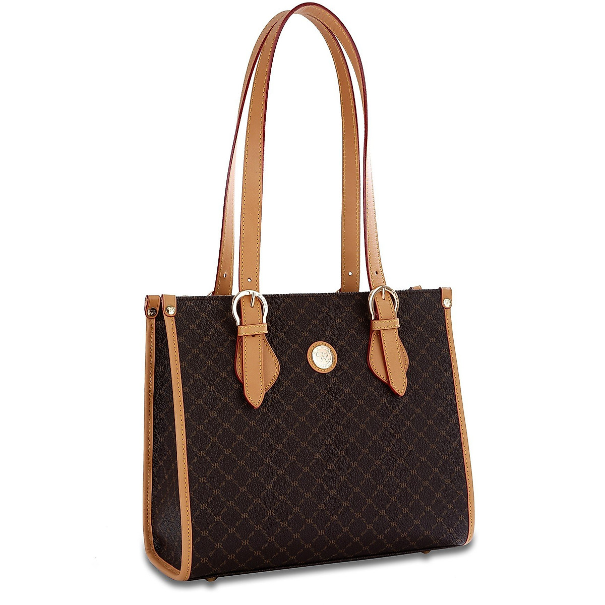 Rioni Signature (Brown) - Shoulder Tote St-20010