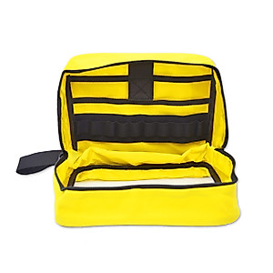 Lightning X Premium Color Coded Organizer First Aid Kit Accessory Pouches - Extra Large - Zippered Bag w/Transparent Window - Set of 4 for EMT, Trauma, IFAK Medic Kits…