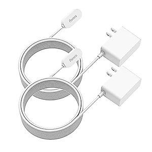 Arlo Ultra/Ultra 2/Arlo Pro 3/Pro 4/Arlo Go 2 Power Cable with Adapter, 15ft/4.6M Magnetic Charging Cable Weatherproof Indoor Cable Compatible Arlo Ultra/Arlo Ultra 2 and Arlo Pro 3/Pro 4 (2)